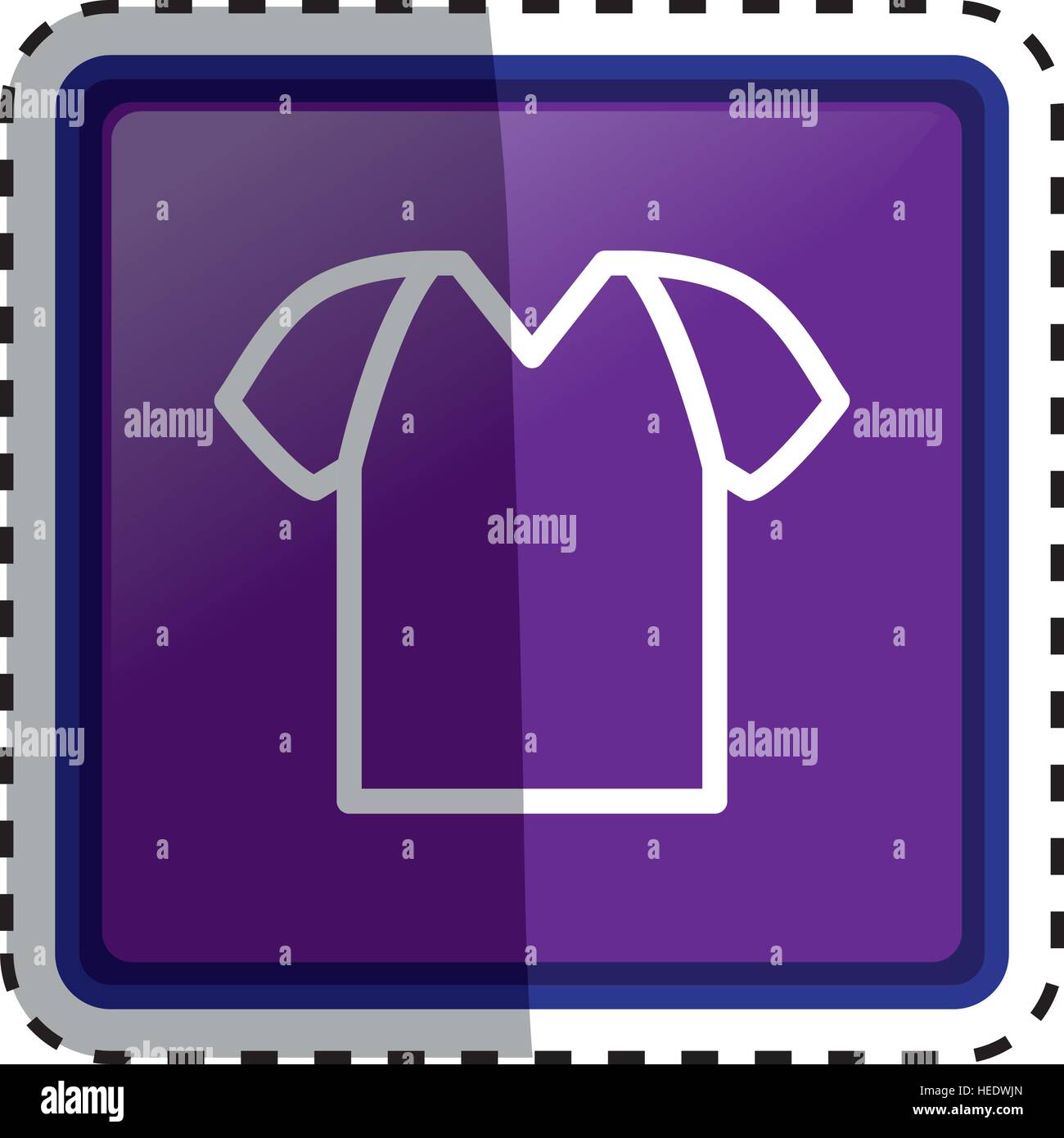 Tshirt basic wear icon vector illustration graphic design Stock Vector ...