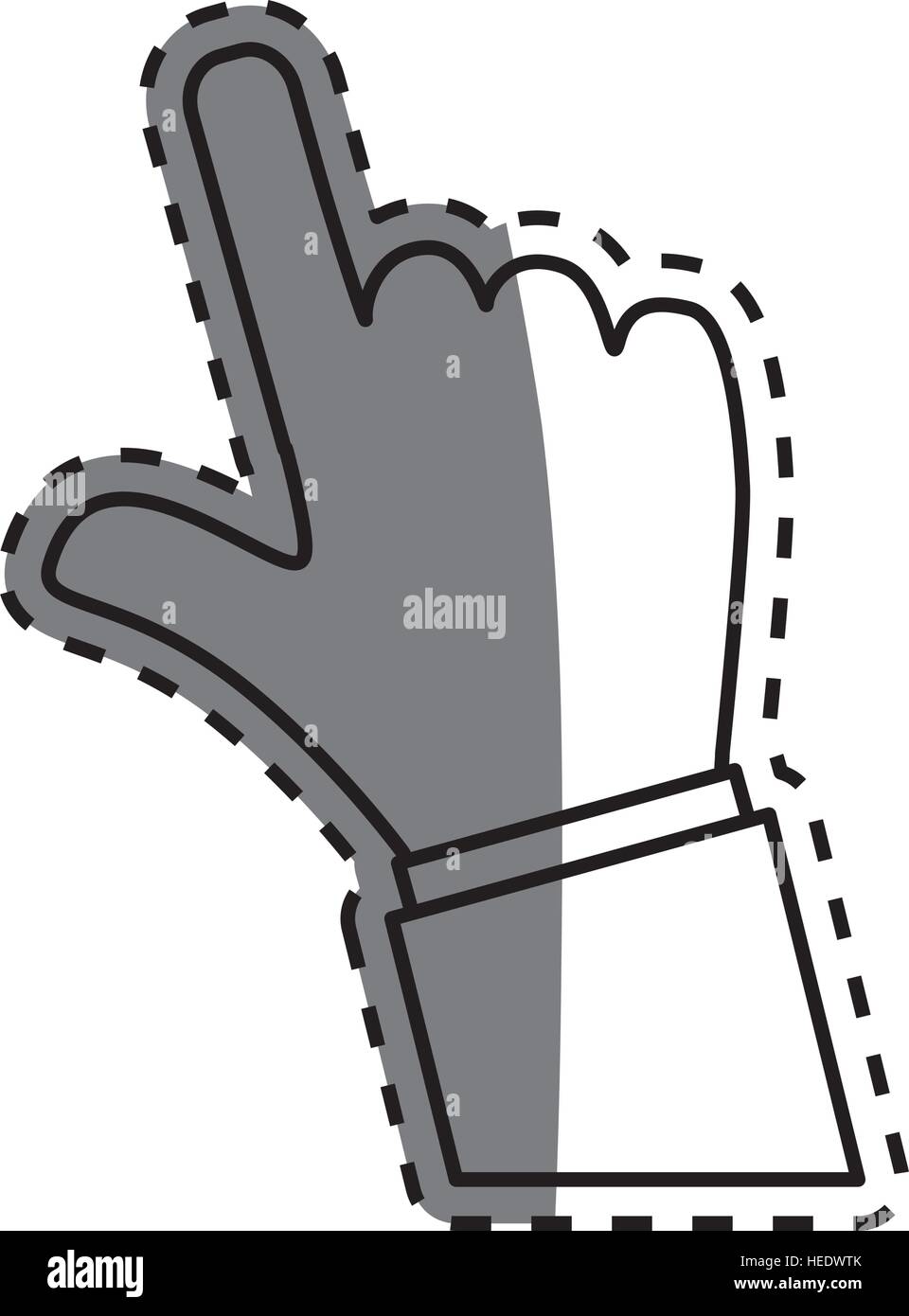 Hand with finger touching something icon vector illustration graphic ...