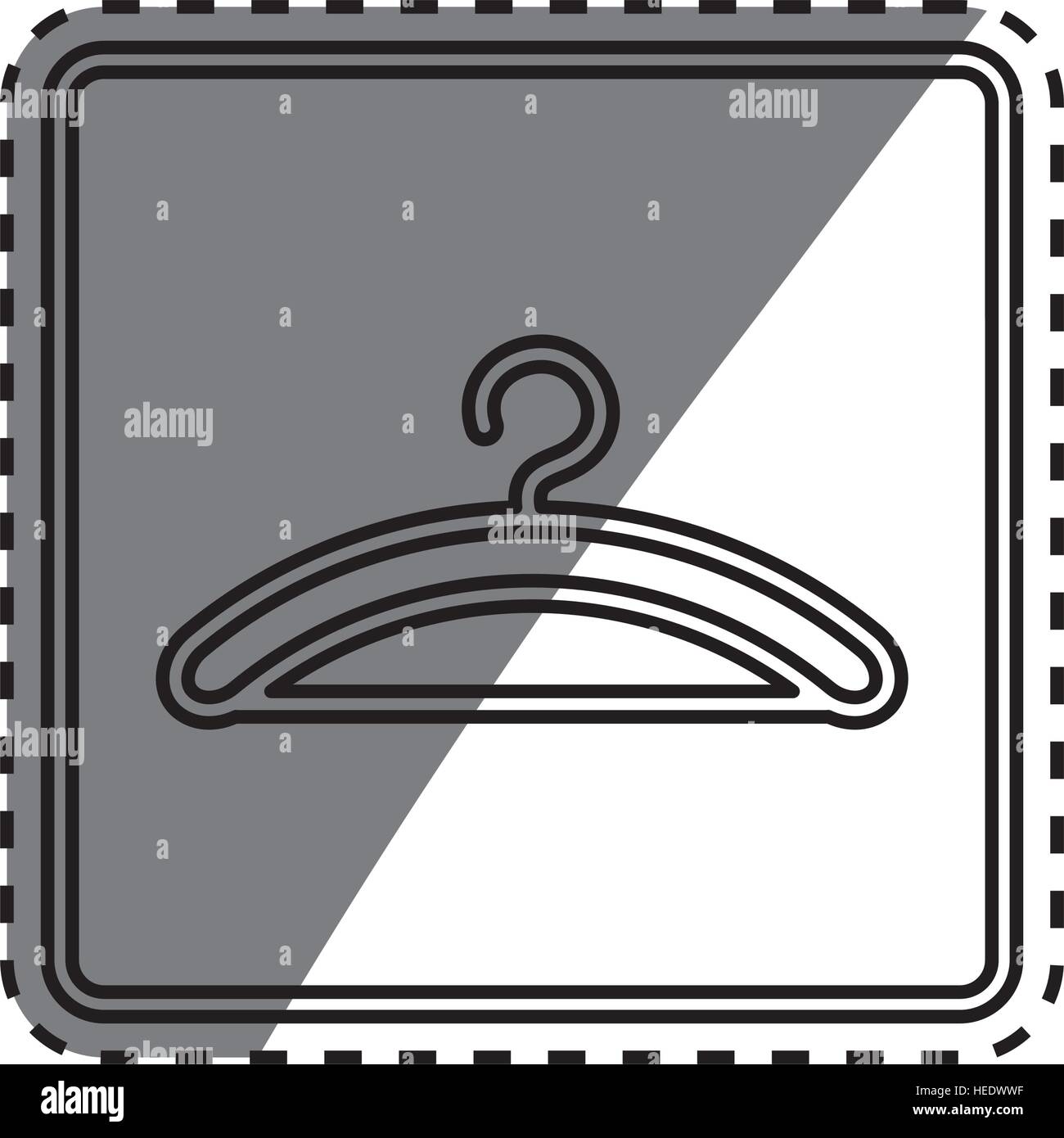 Hanger clothes element icon vector illustration graphic design Stock ...