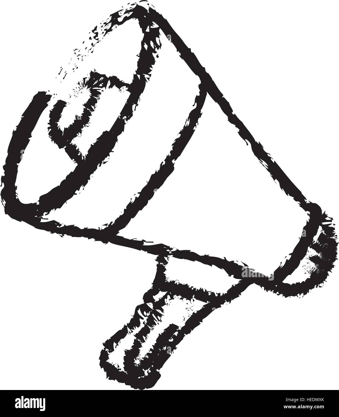 Bullhorn announce device icon vector illustration graphic design Stock ...