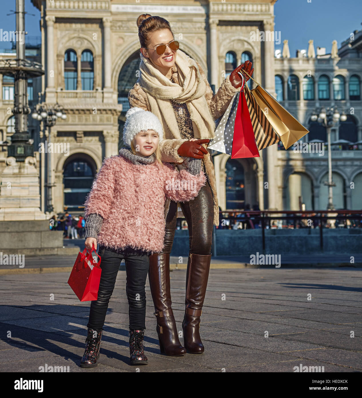 Rediscovering things everybody love in Milan. Full length portrait of ...