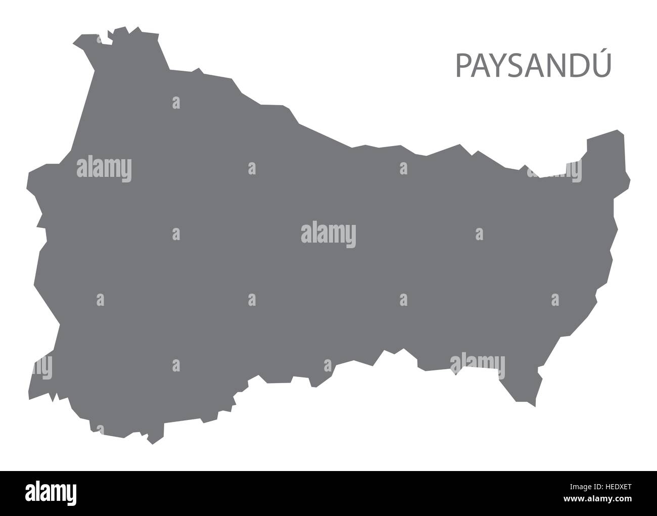 Paysandu Uruguay Map in grey Stock Vector Image & Art - Alamy