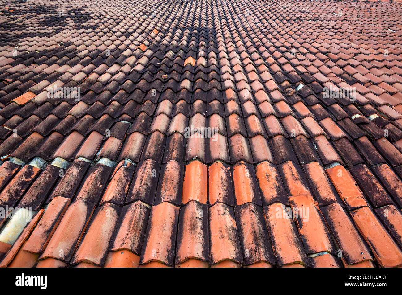 Roof tile pattern Stock Photo - Alamy