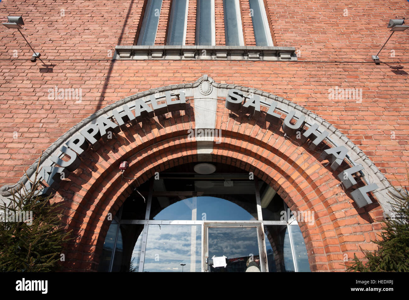 Kauppahalli market hall in Hakaniemi Helsinki Finland Stock Photo - Alamy