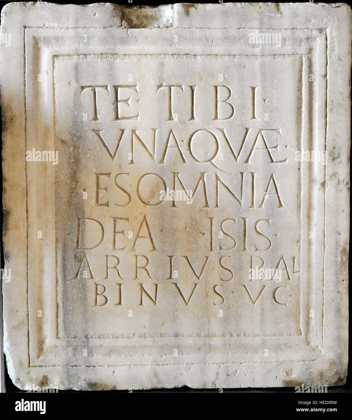 Roman Inscription High Resolution Stock Photography and Images - Alamy