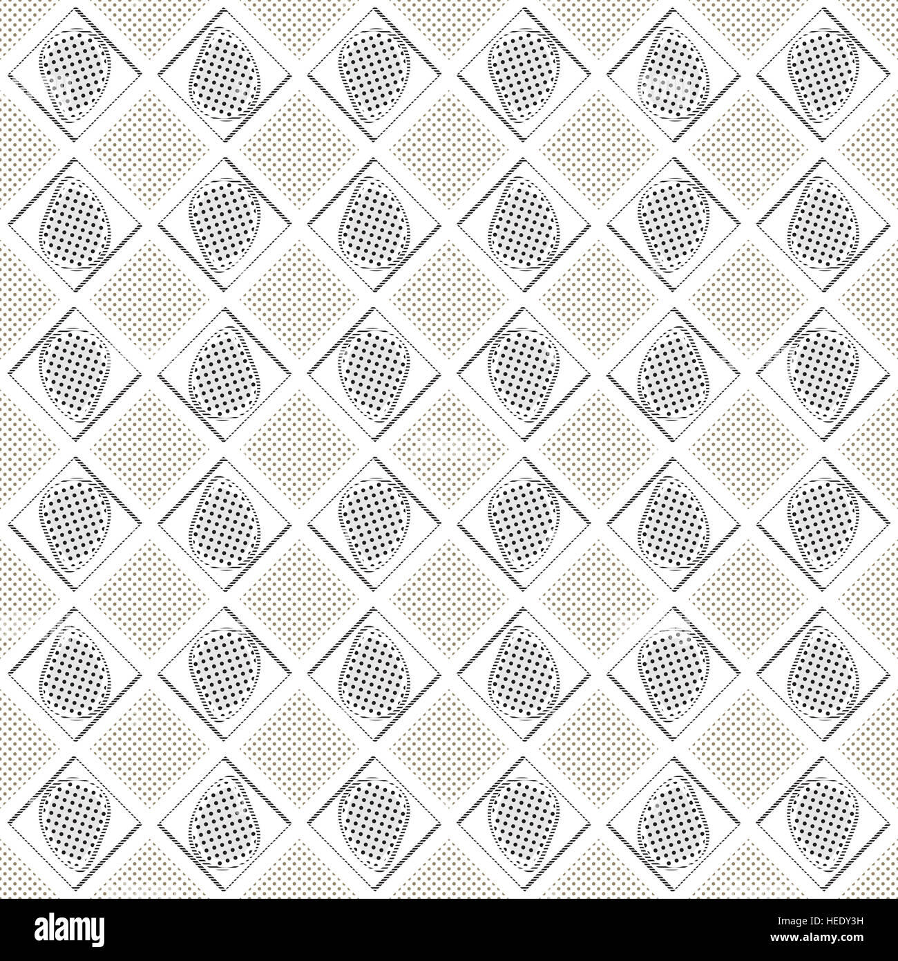 Vector seamless pattern. Stylish background made of abstract symbols ...