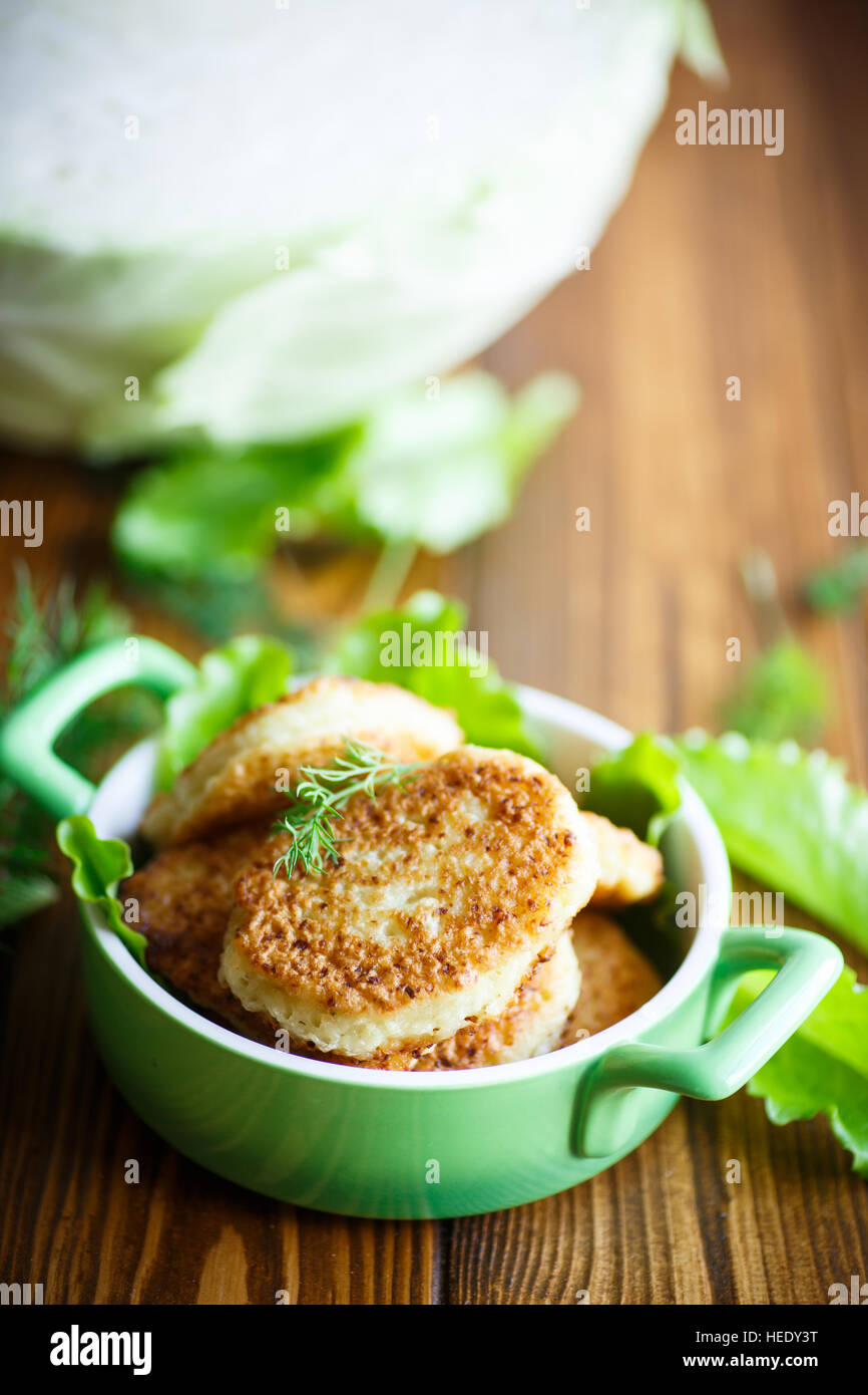 vegetable cutlets with cabbage Stock Photo - Alamy