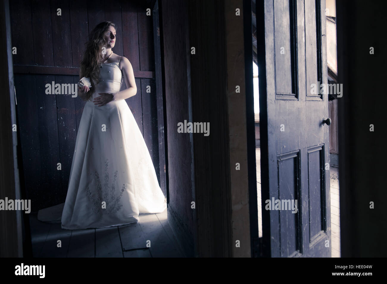 Jilted Bride: Location fashion and environmental portraits - young long ...