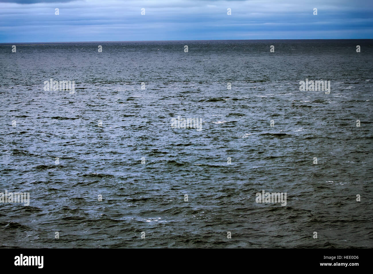 Kara sea (basin of Arctic ocean) in high Arctic (Novaya Zemlya ...