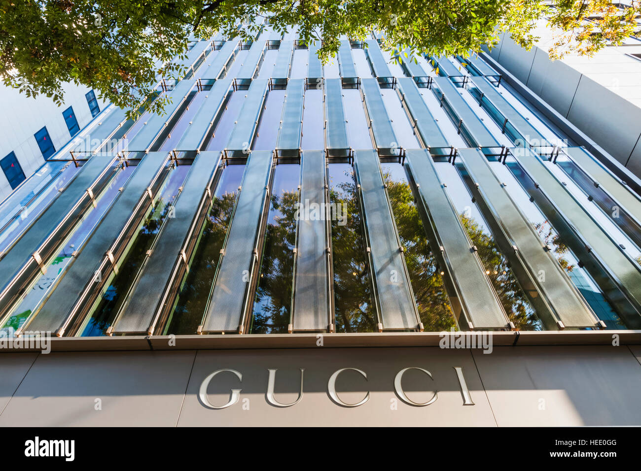 Japan, Honshu, Tokyo, Ginza, Gucci Store Stock Photo - Alamy