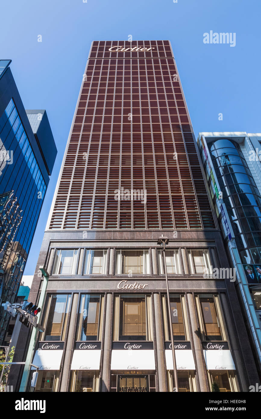 Japan, Honshu, Tokyo, Ginza, Cartier Store Stock Photo - Alamy