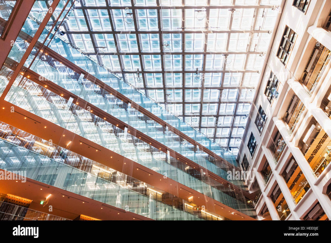 Japan, Honshu, Tokyo, Marunouchi, Kitte Building aka JP Tower Stock ...