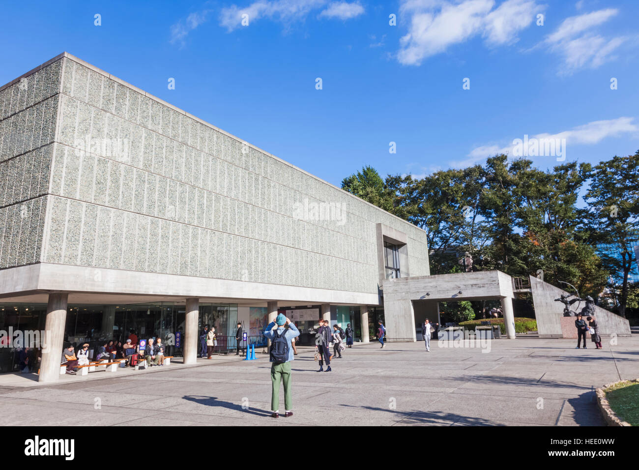 Japan, Honshu, Tokyo, Ueno Park, National Museum of Western Art Stock ...