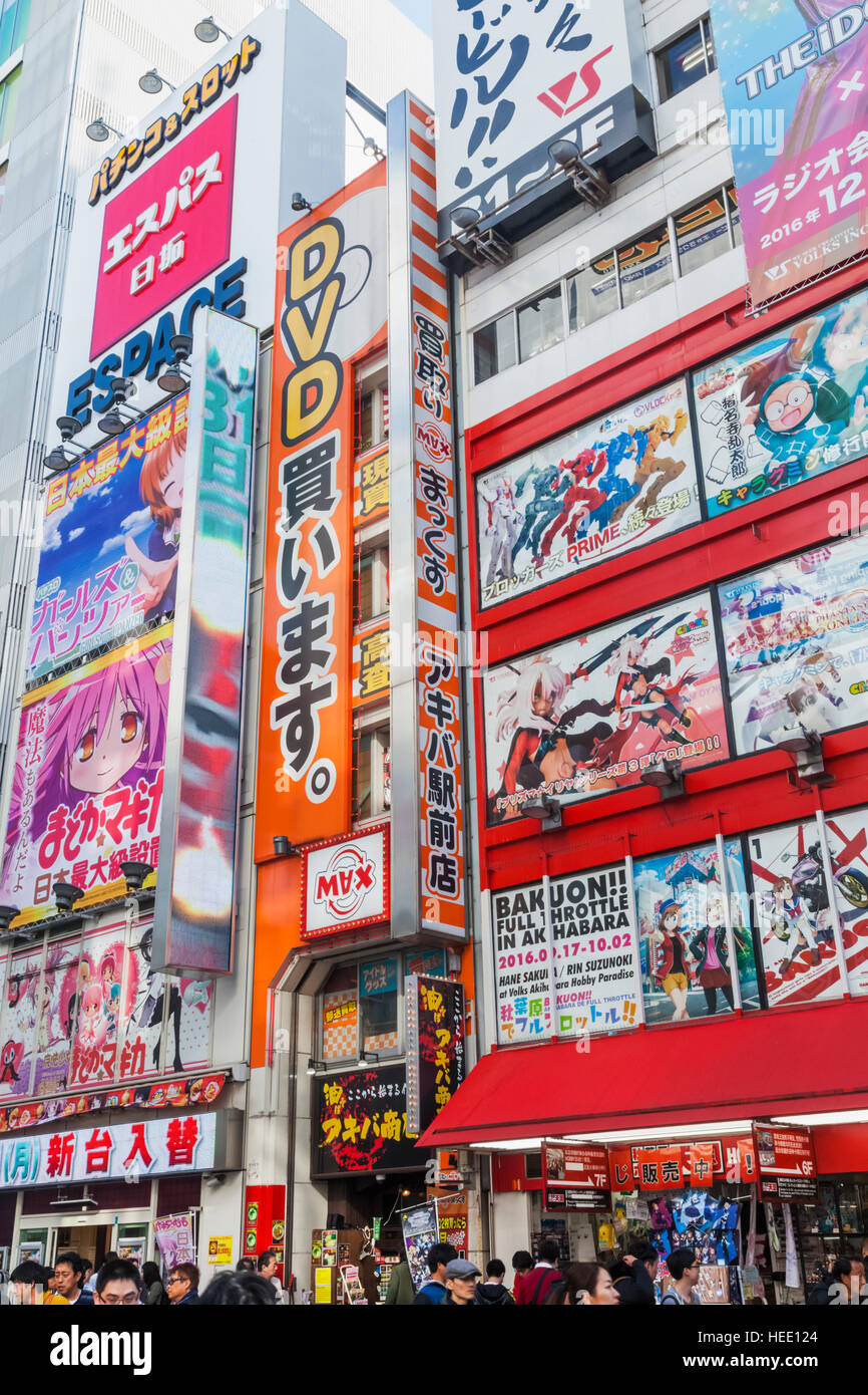 Japan, Honshu, Tokyo, Akihabara, Street Scene Stock Photo - Alamy