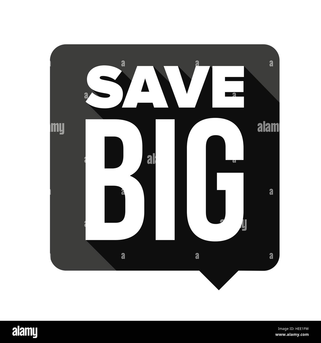 Save Big speech bubble vector Stock Vector Image & Art - Alamy