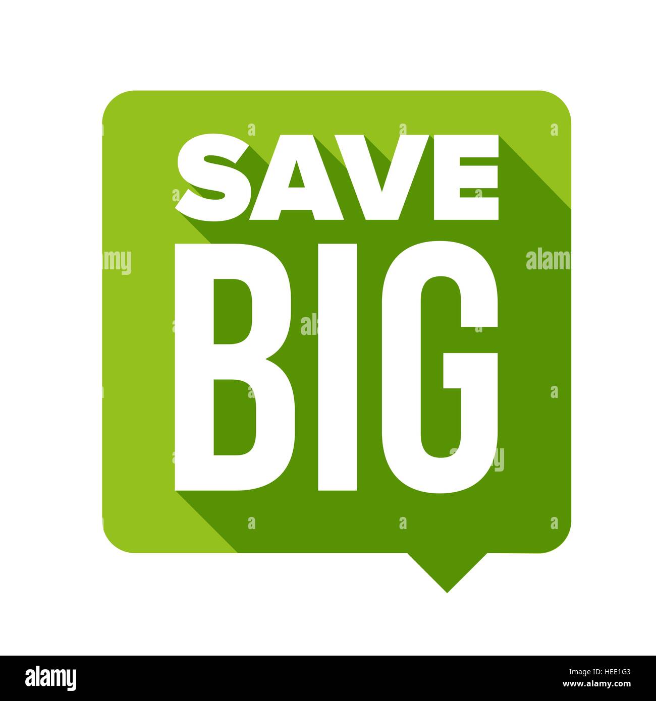 Save Big speech bubble vector Stock Vector Image & Art - Alamy