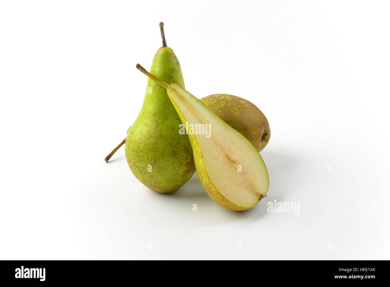 Two pears green not plate not cutout hi-res stock photography and ...