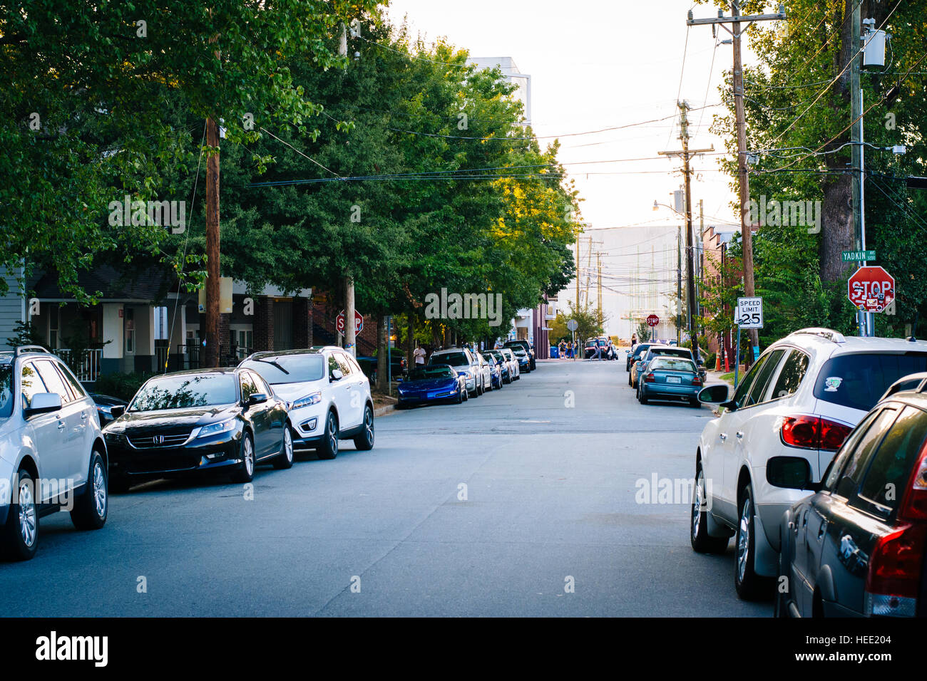 Street in NoDa, in Charlotte, North Carolina Stock Photo - Alamy