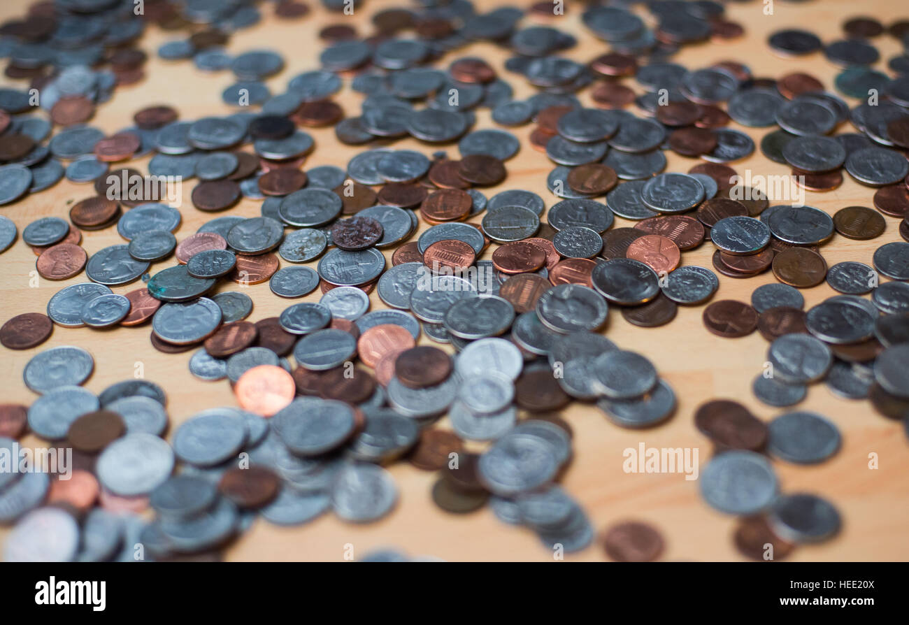 Gold coins pile vintage hi-res stock photography and images - Alamy