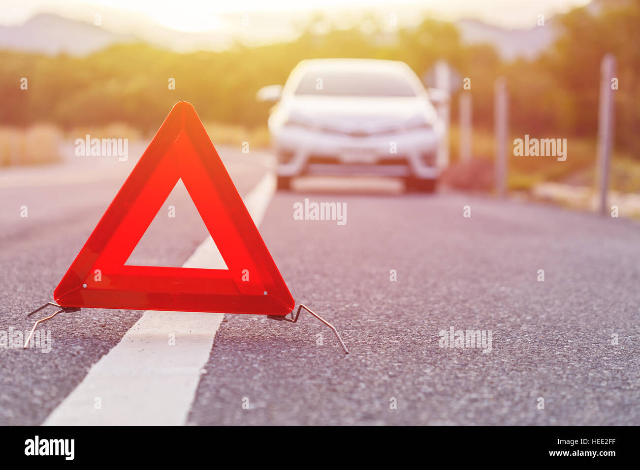 Stop sign car hi-res stock photography and images - Alamy