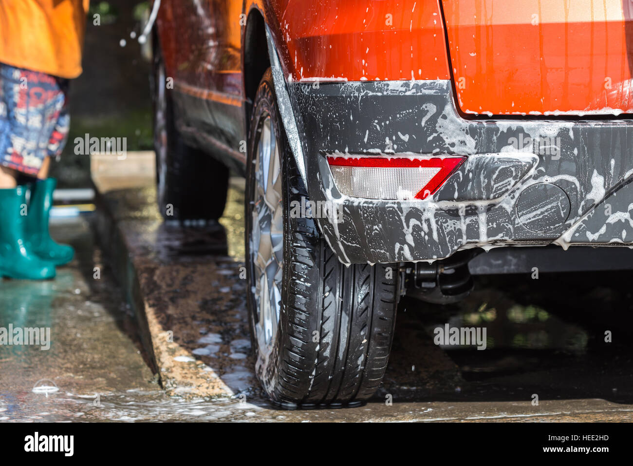 Water nozzle spraying car wash hi-res stock photography and images - Alamy
