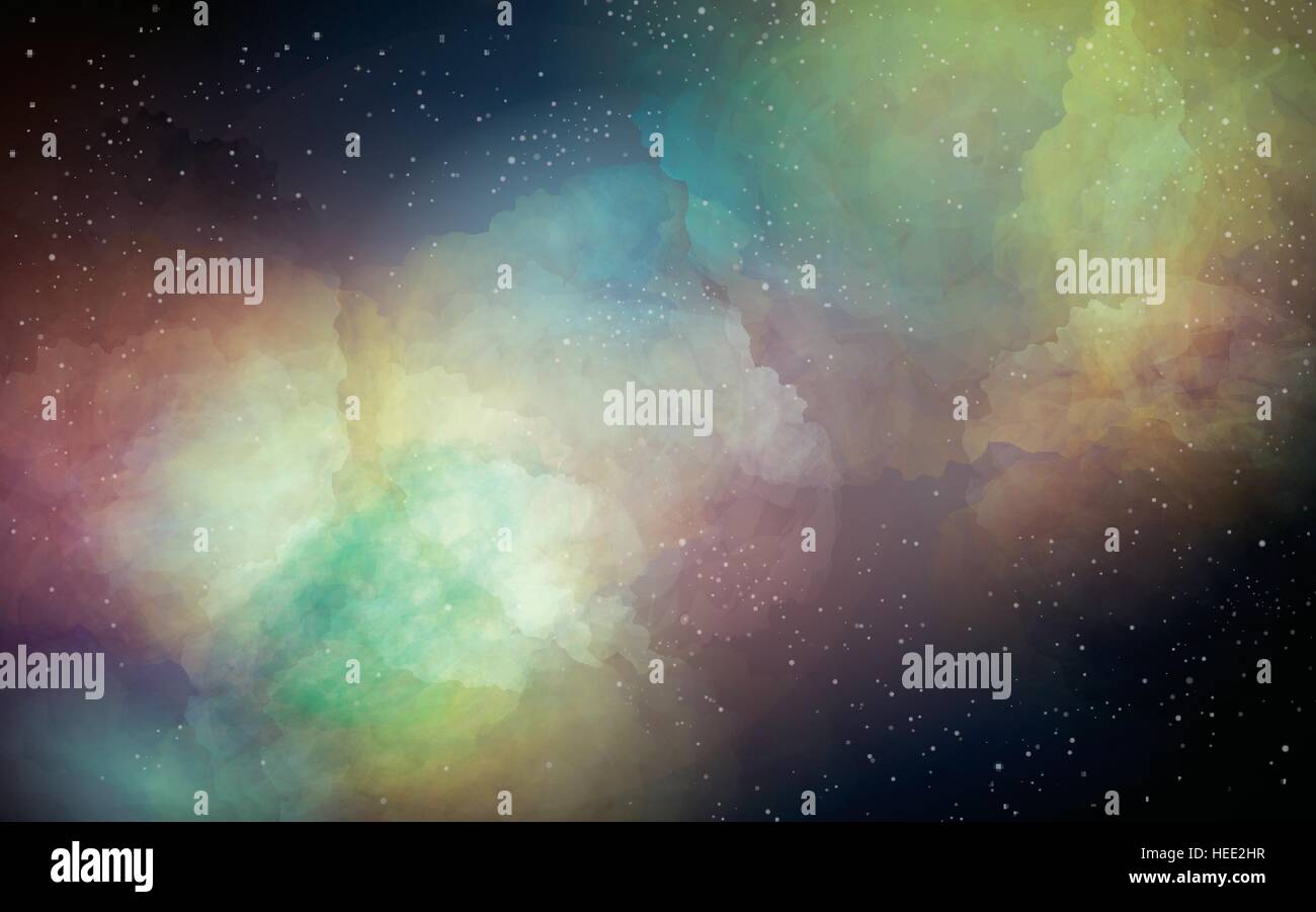 Cluster stars in deep Stock Vector Images - Alamy