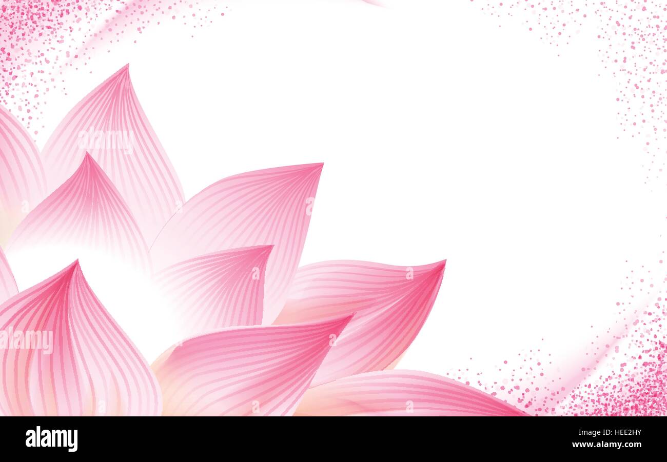 flower background, with a half pink lotus in the corner of the picture ...