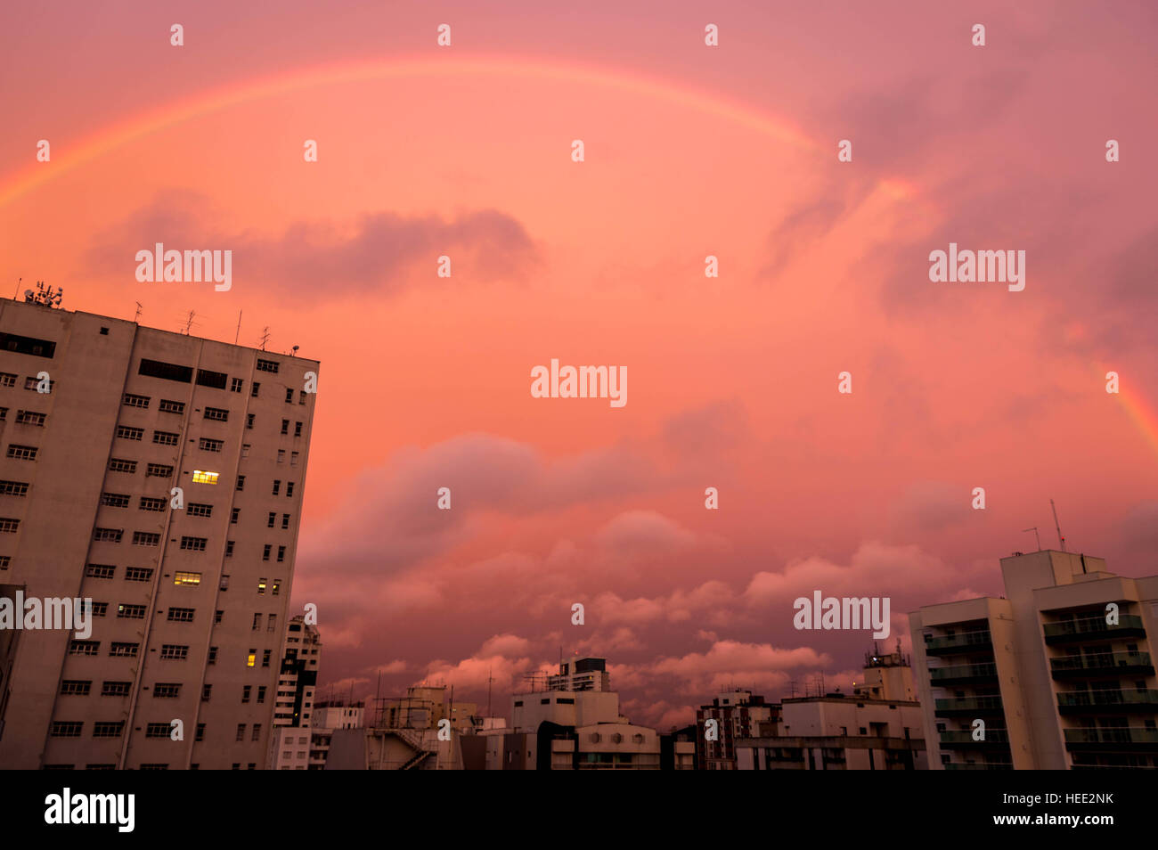 Rainbow city hi-res stock photography and images - Alamy
