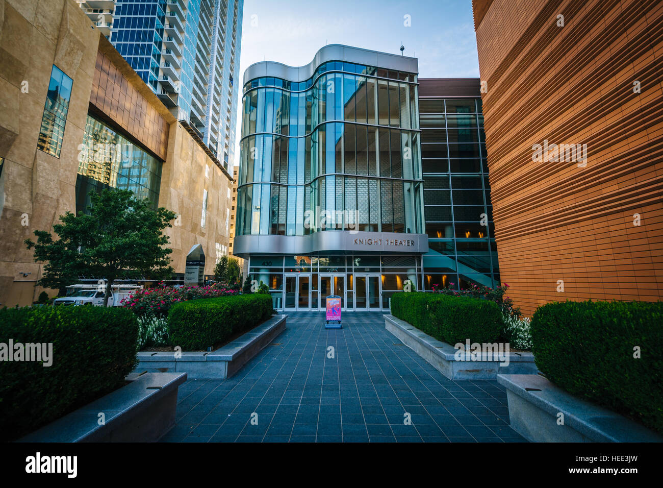The Knight Theater, in Uptown Charlotte, North Carolina Stock Photo - Alamy