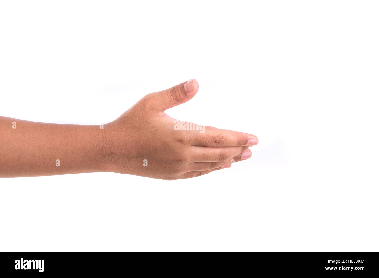 Right children hand isolated on white background Stock Photo - Alamy