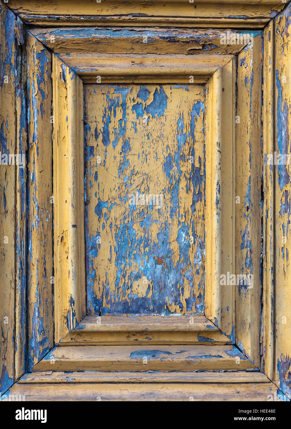 framed detail of an old decayed wooden door Stock Photo - Alamy