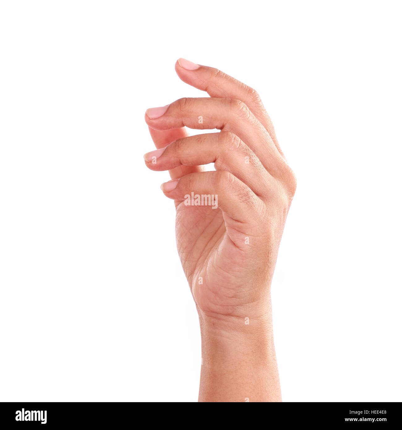Close up hand of woman isolated on white background Stock Photo - Alamy