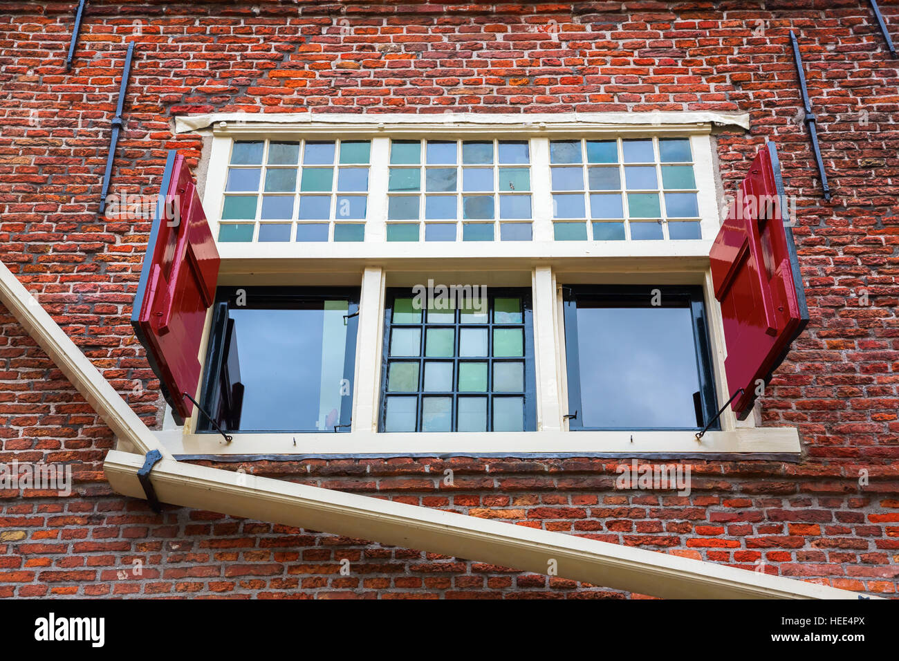 picture of the window of a historic building in Hoorn, Netherlands ...