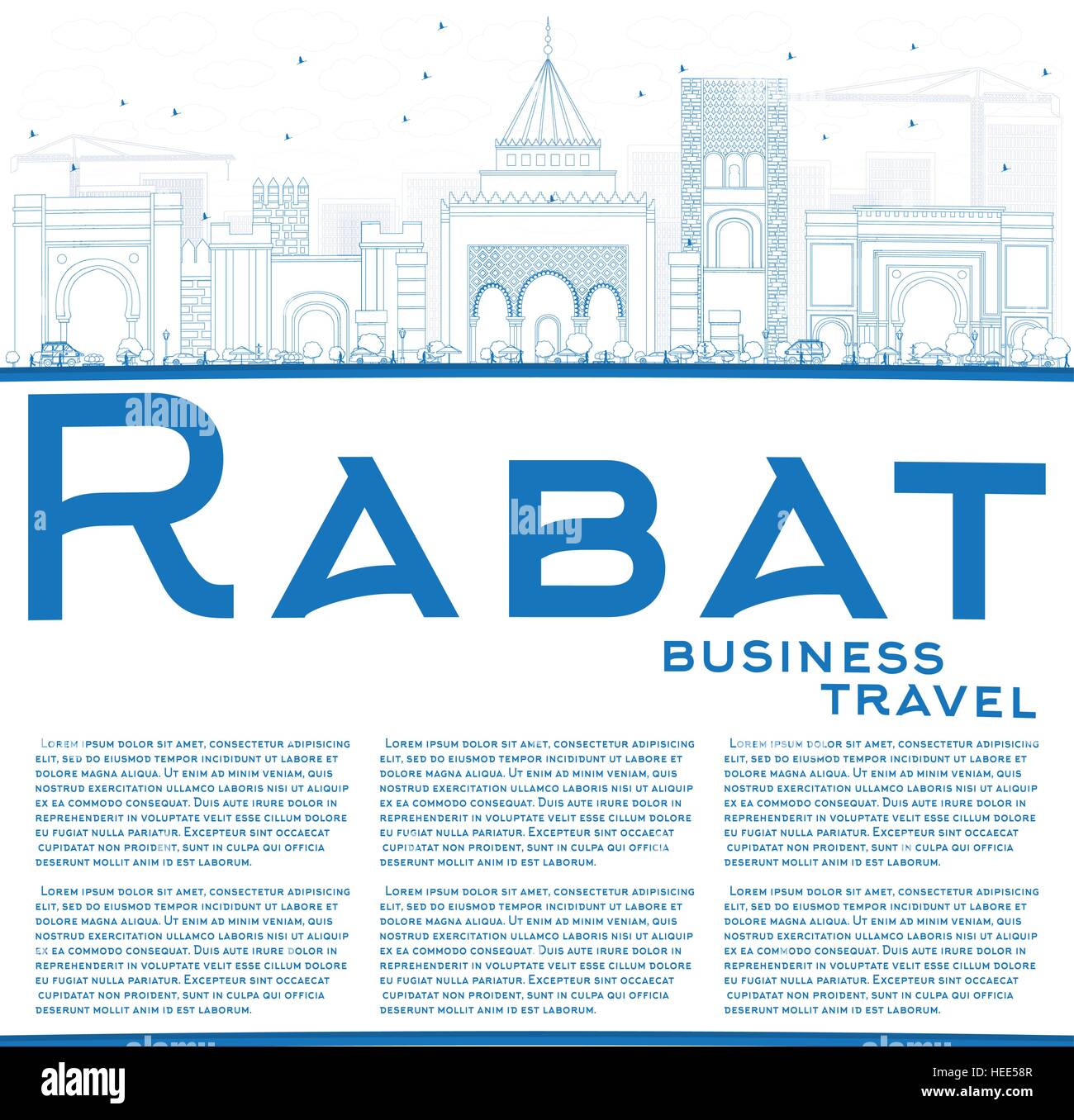 Rabat morocco view Stock Vector Images - Alamy