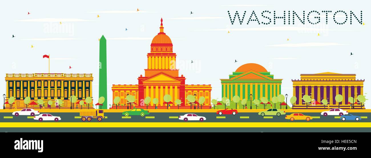 Washington dc skyline hi-res stock photography and images - Alamy