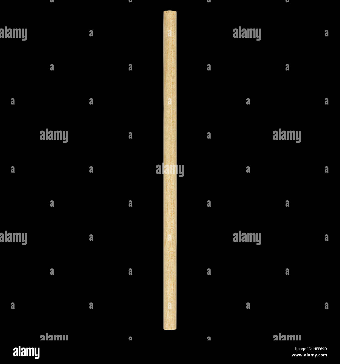 wooden stick isolated on white background Stock Photo - Alamy