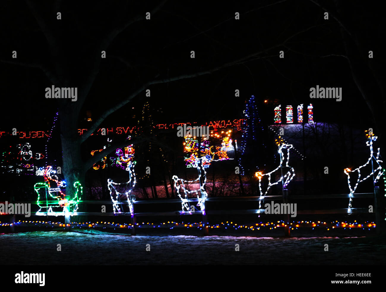 Calgary, Canada. 20th Dec, 2016. The festival of lights at ...