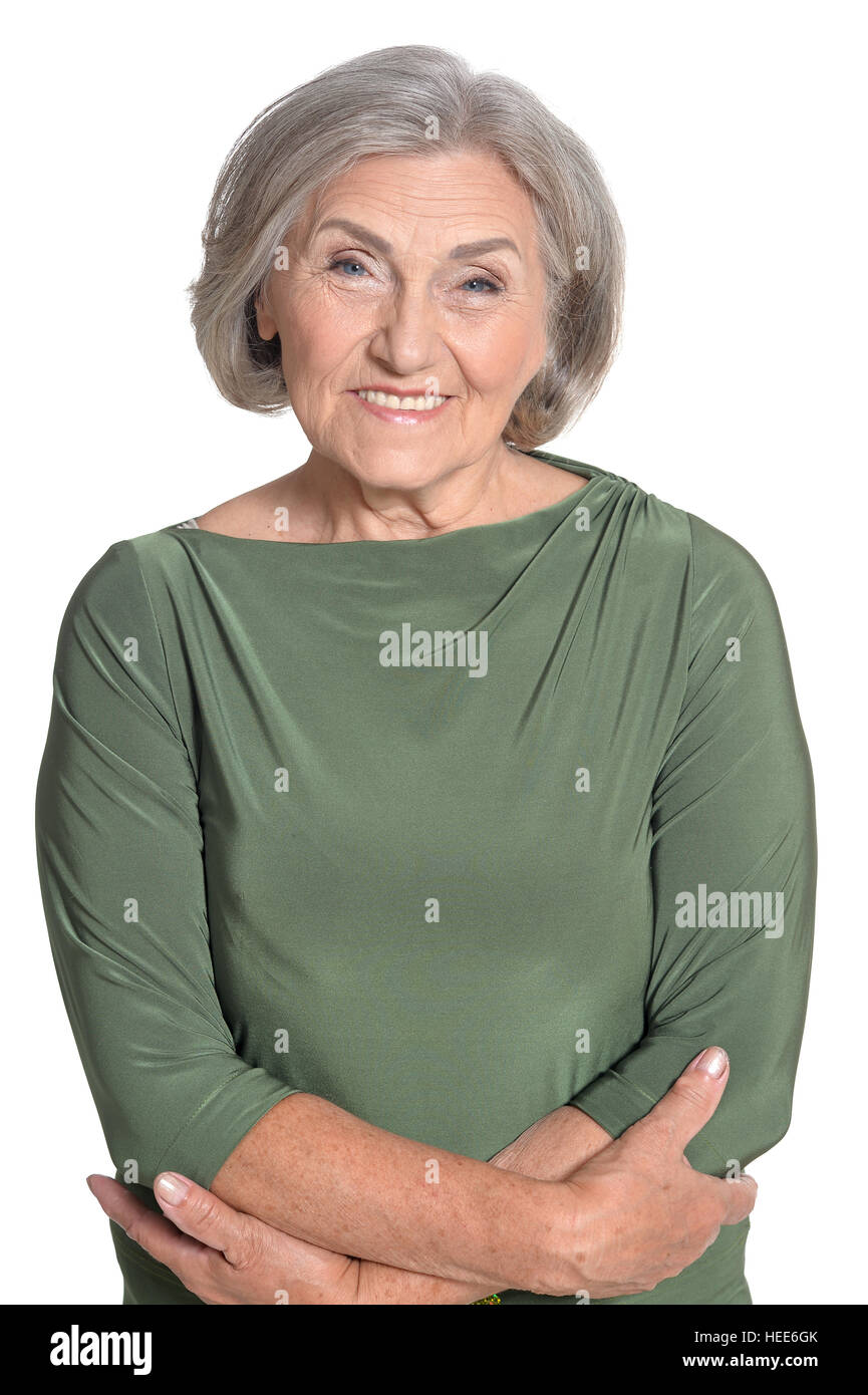 beautiful senior woman Stock Photo - Alamy