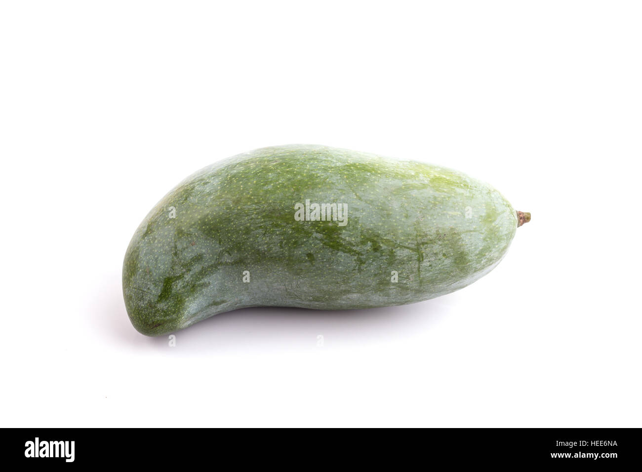 Close up green Thai mango isolated on white background Stock Photo - Alamy