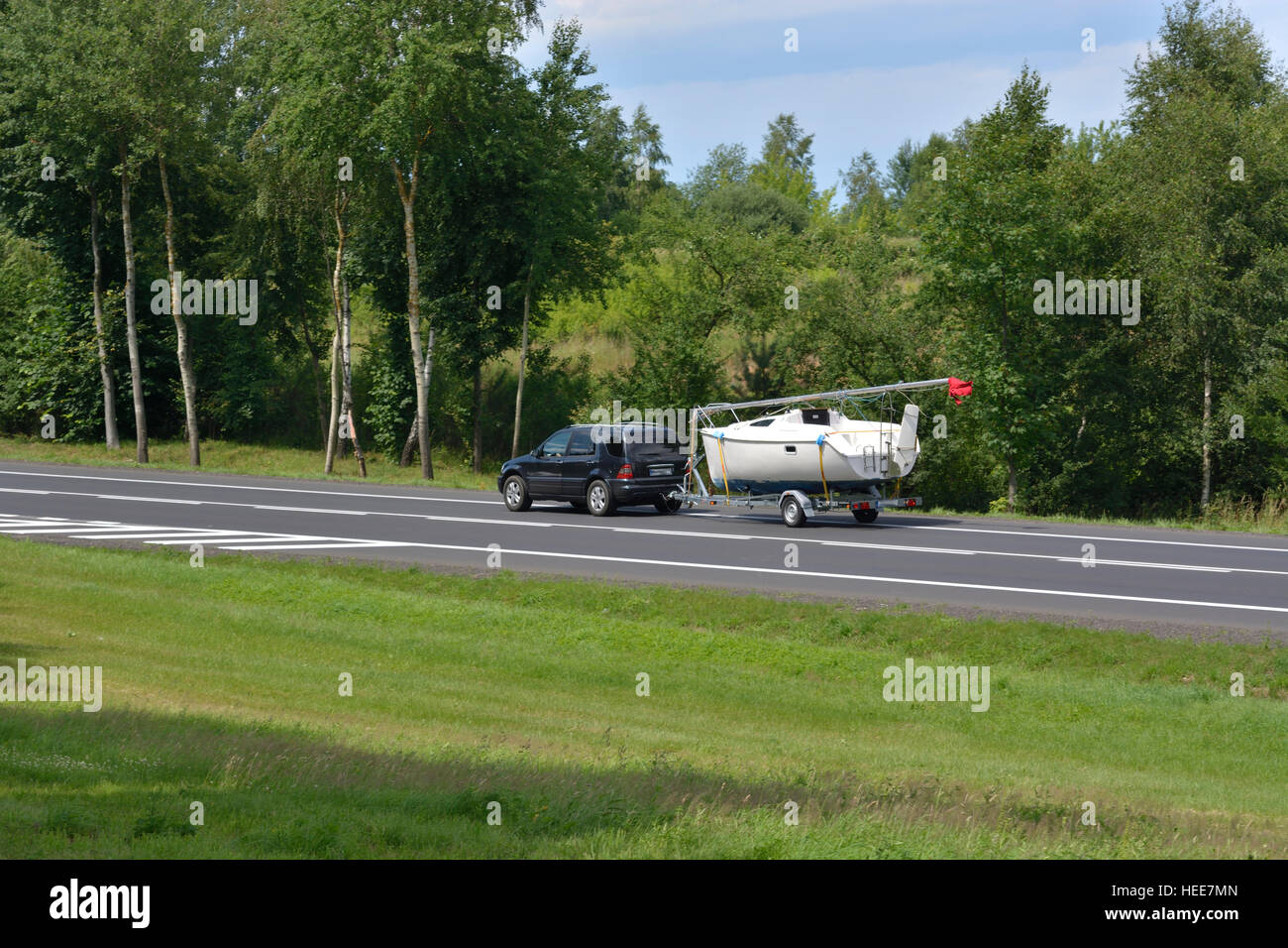 Speed boat trailer hi-res stock photography and images - Alamy