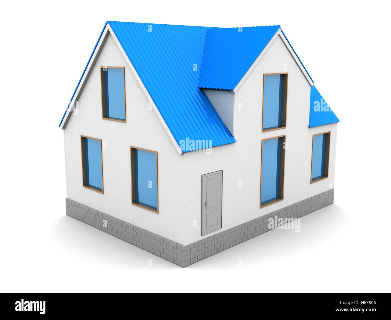 House construction 3d home design model hi-res stock photography and ...