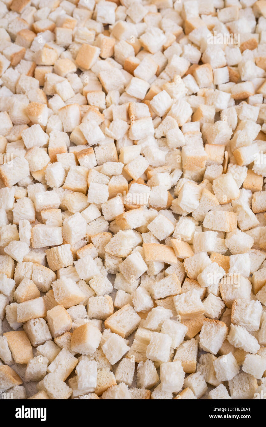 Pattern the cut loaf of bread for food texture and background Stock ...