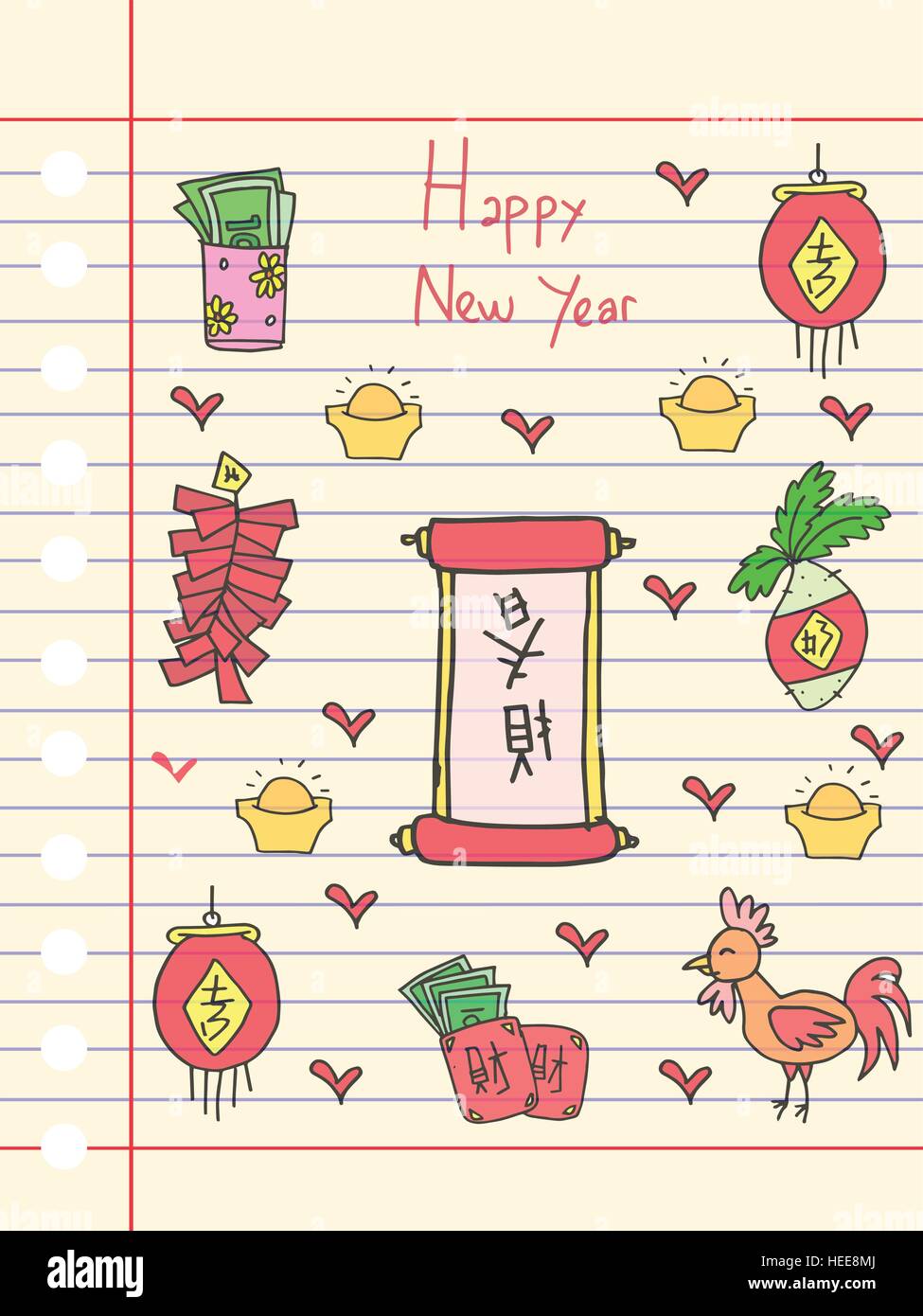 Vector art of Chinese background greeting card Stock Vector Image & Art ...