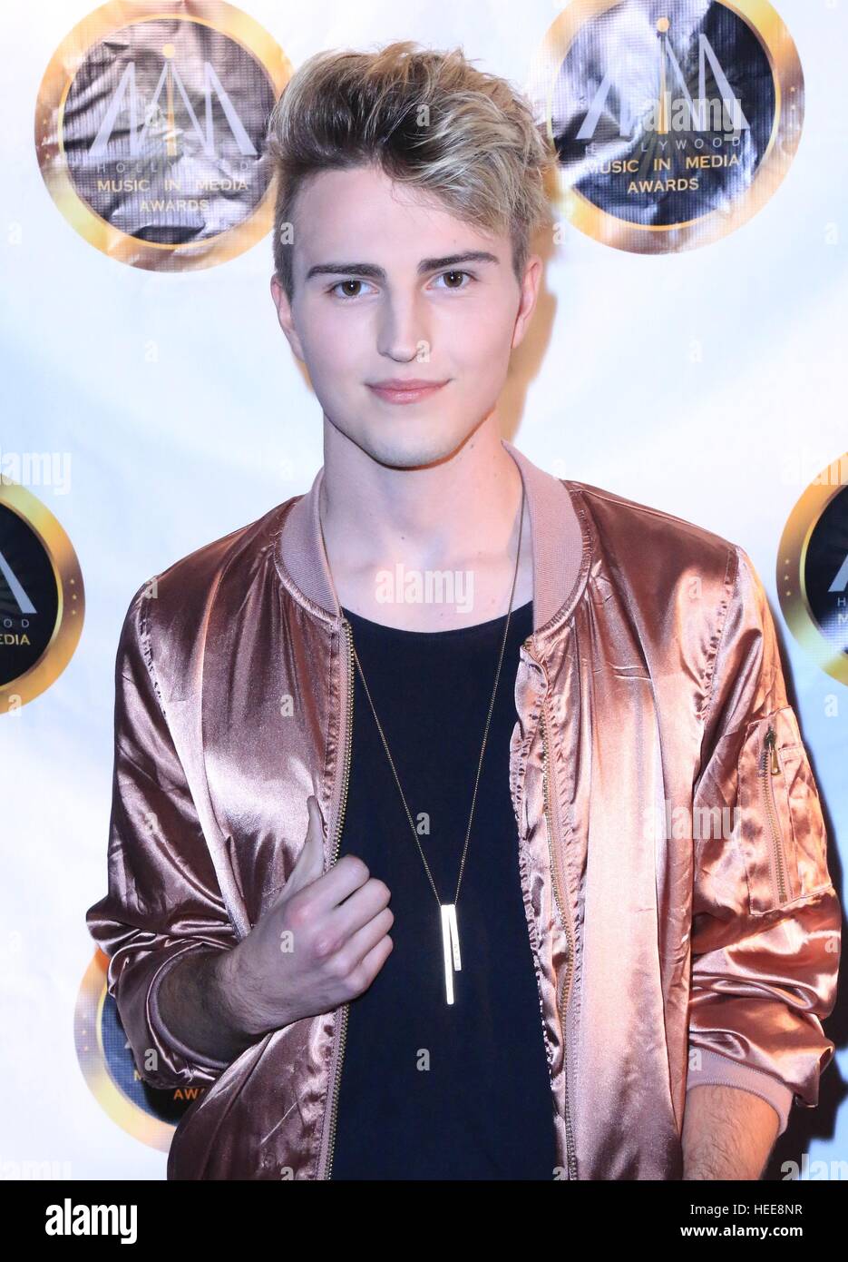 Hollywood Music In Media Awards 2016 - Arrivals Featuring: Drew Patrick ...