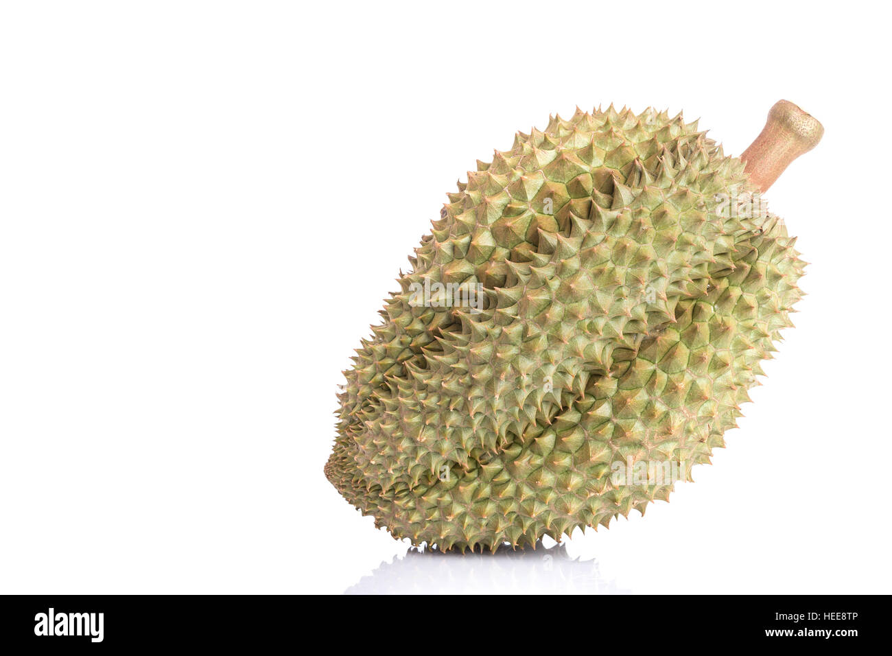 Close up Thai Durian, tropical fruit, isolated on white background ...