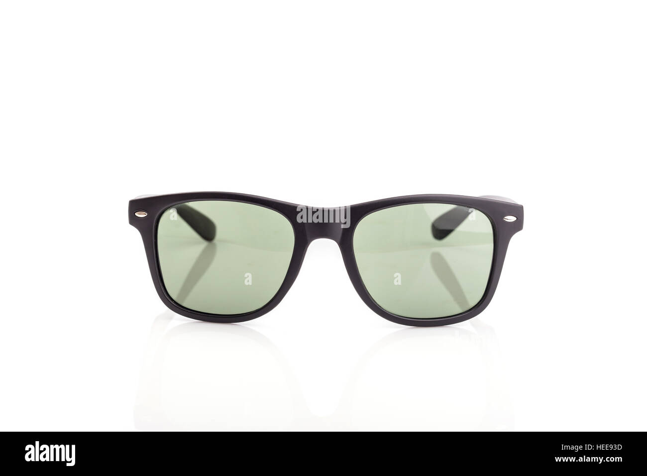 Close up black eye glasses isolated on white background Stock Photo - Alamy