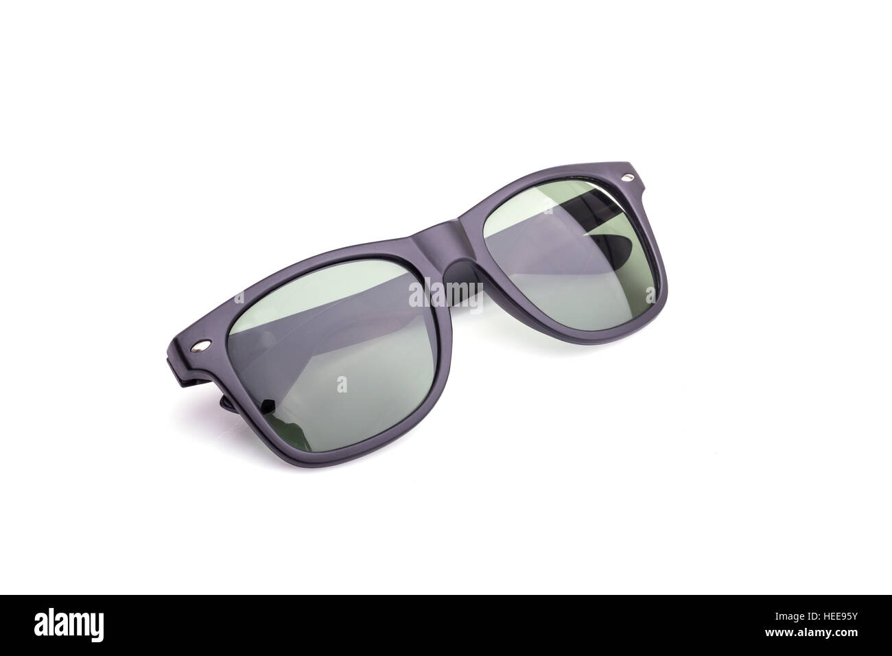 Close up black eye glasses isolated on white background Stock Photo - Alamy