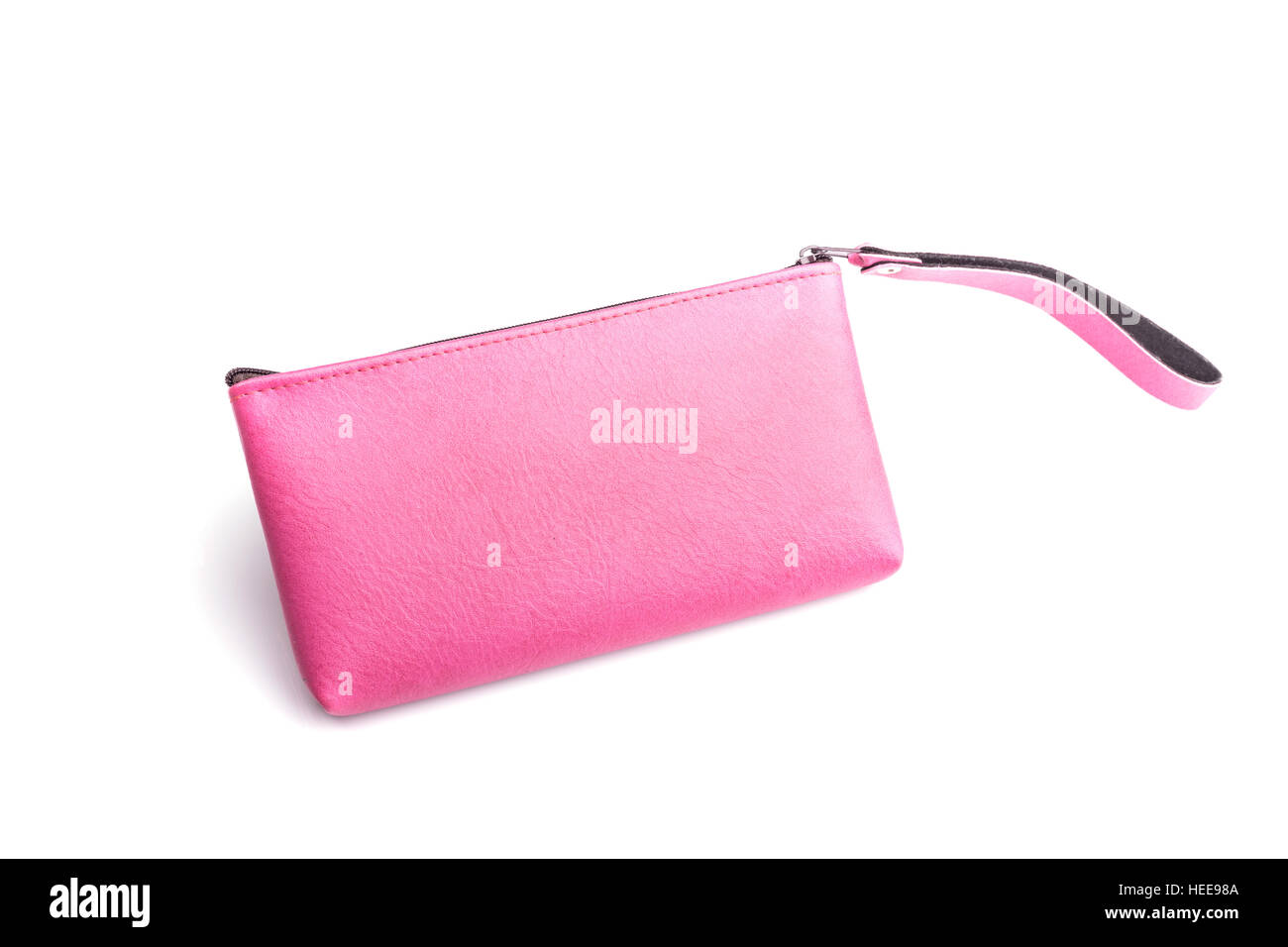 Close up color womens leather purse isolated on white background Stock ...