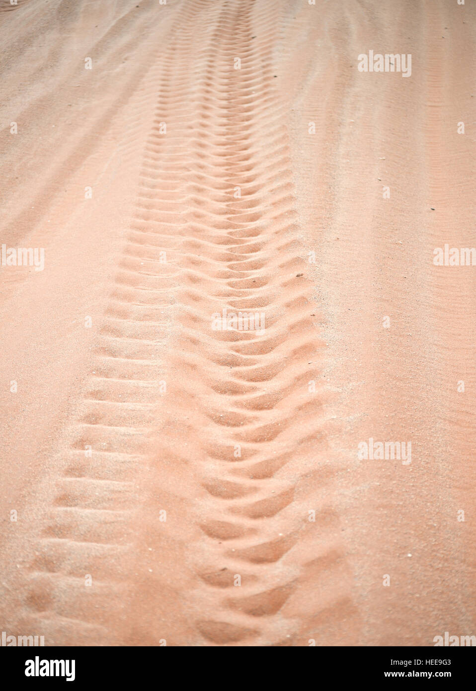 wheel track on sand Stock Photo - Alamy