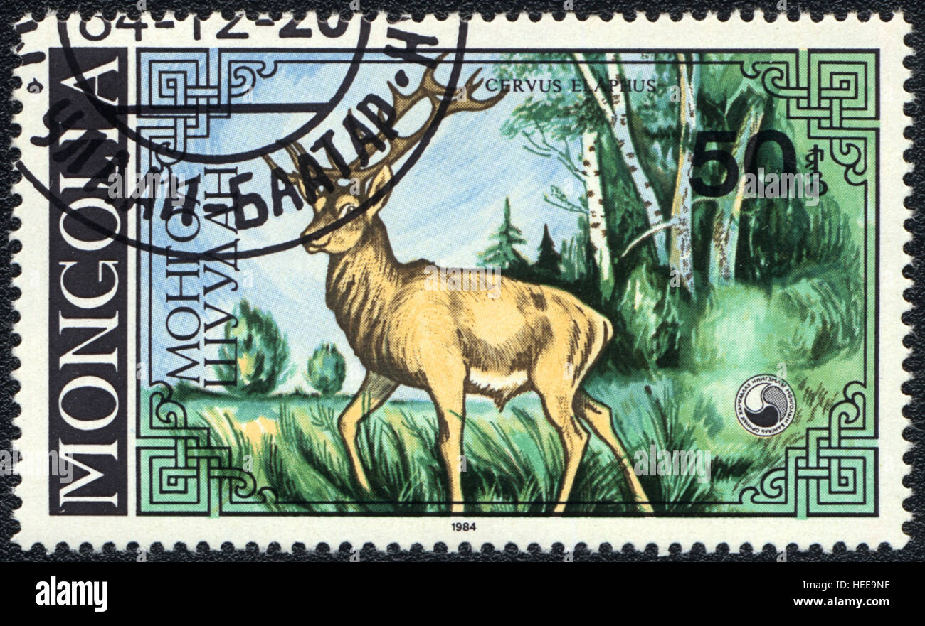 Deer postage stamp hi-res stock photography and images - Alamy